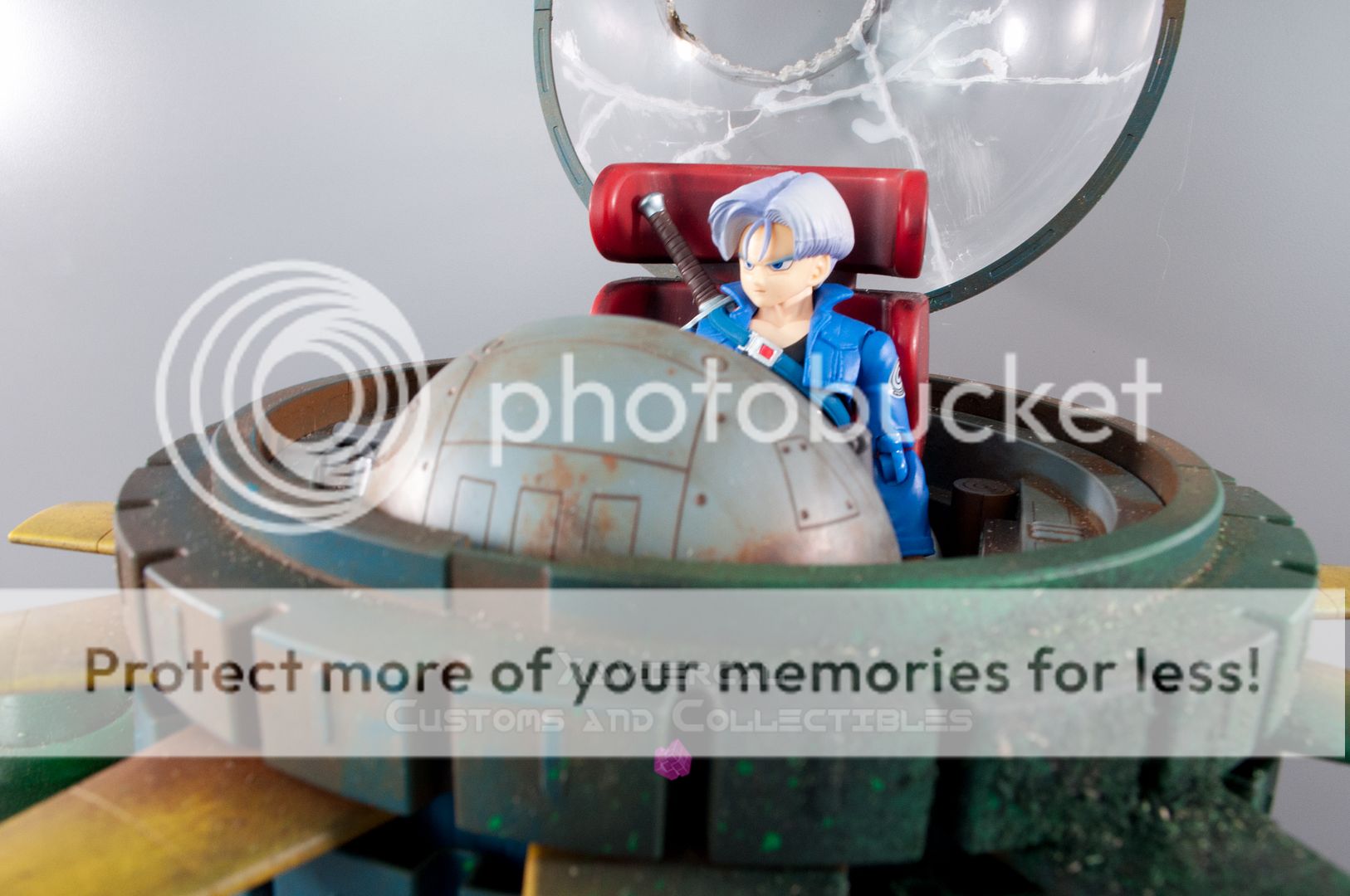 Non-TF: - Dragon Ball Z Figure-Rise Mechanics Trunks Time Machine Cell ...